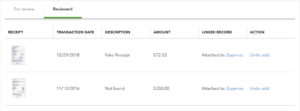 Receipt Capture in QuickBooks Online - StacyK