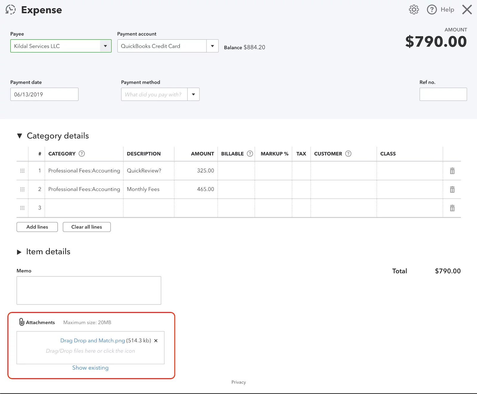 Receipt Capture in QuickBooks Online - StacyK